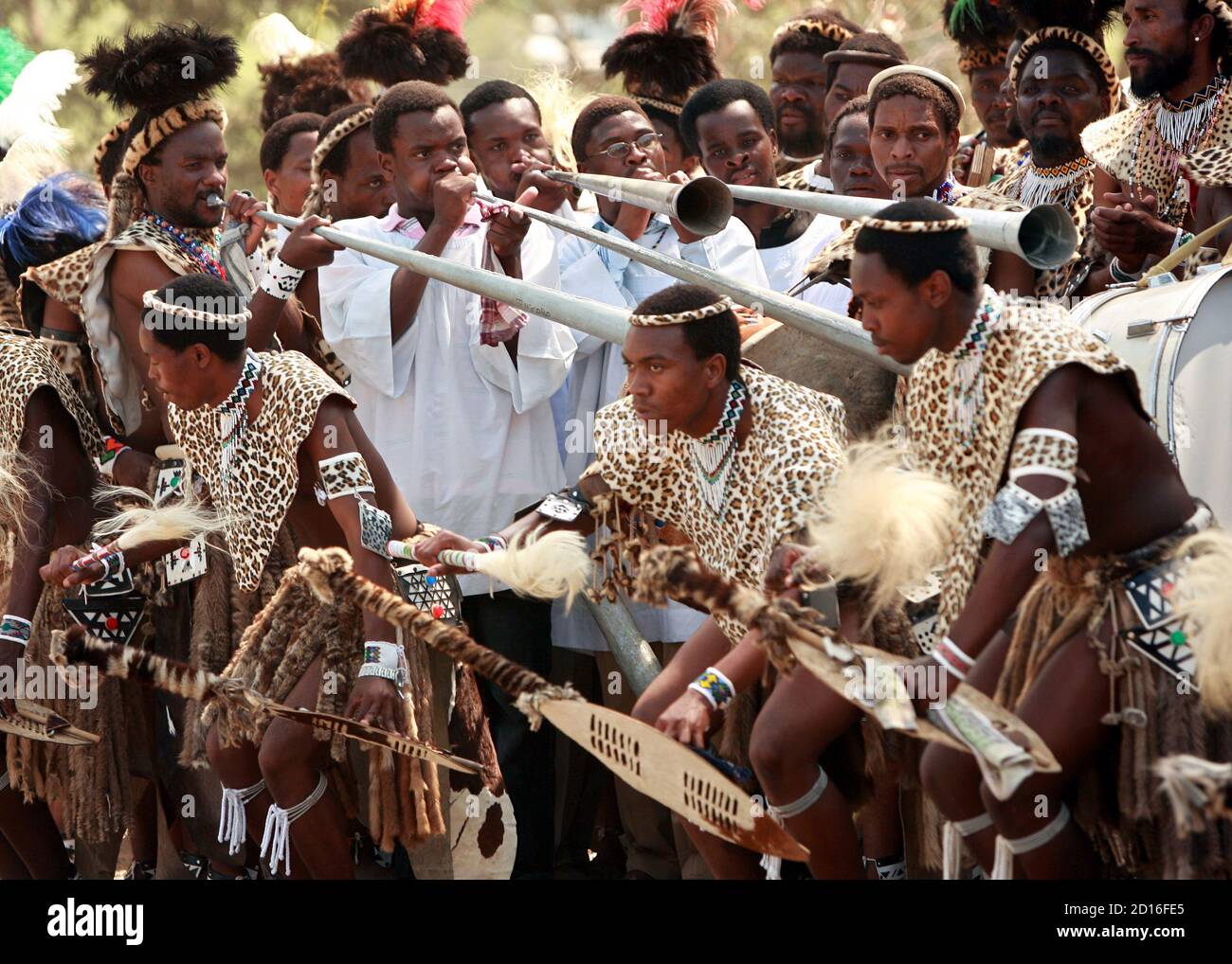 Zulu Warriors Dance High Resolution Stock Photography and Images - Alamy