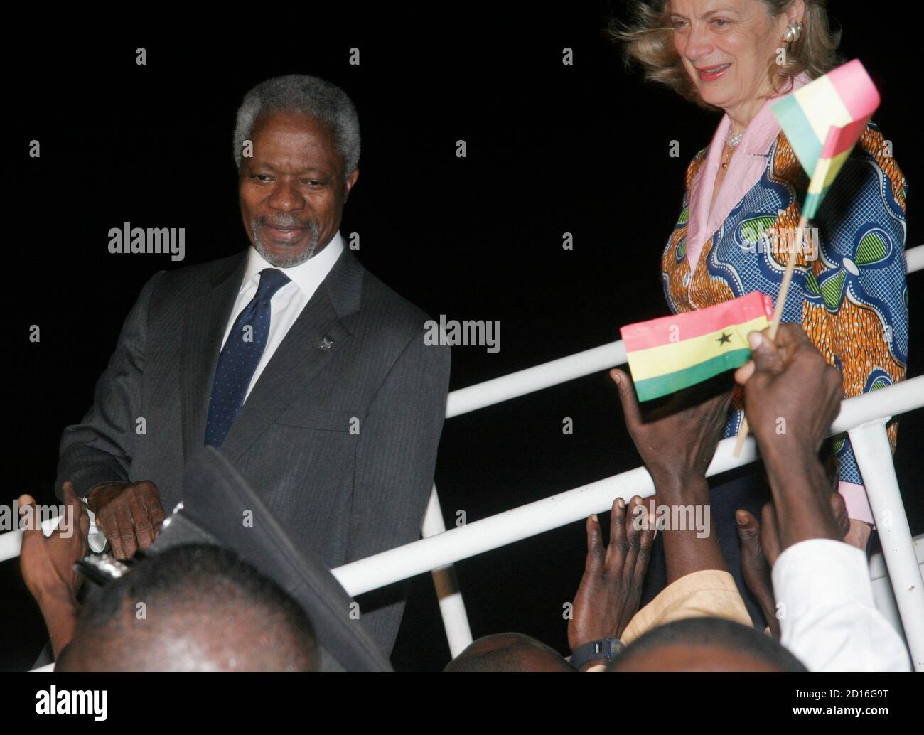 His wife nane annan hi-res stock photography and images - Alamy