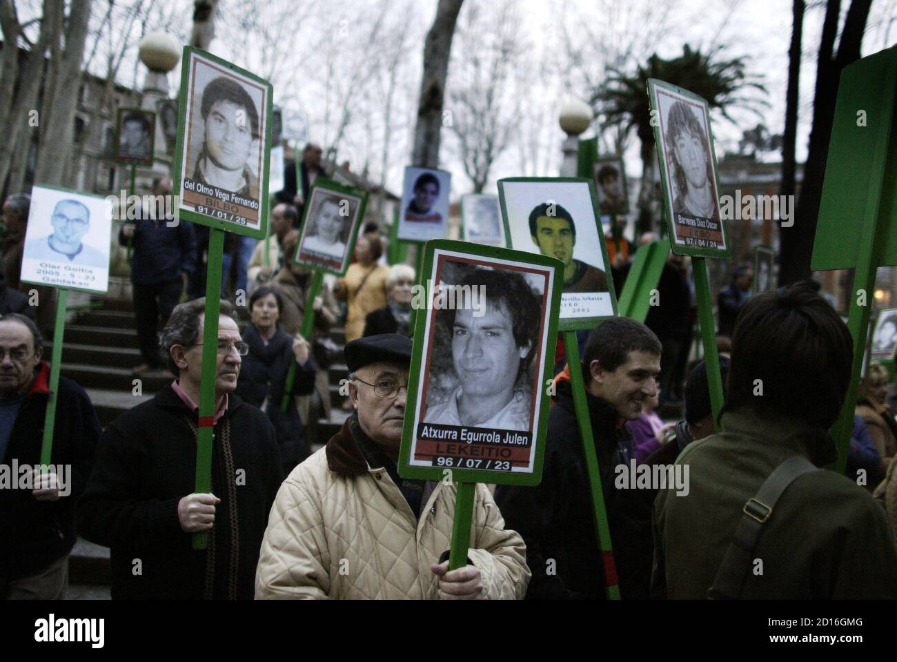 Basque nationalist demonstration in bilbao hi-res stock photography and ...