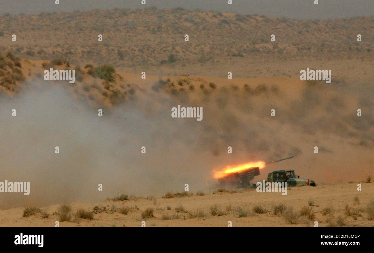 Indian army multi barrel rocket launcher hi-res stock photography and ...
