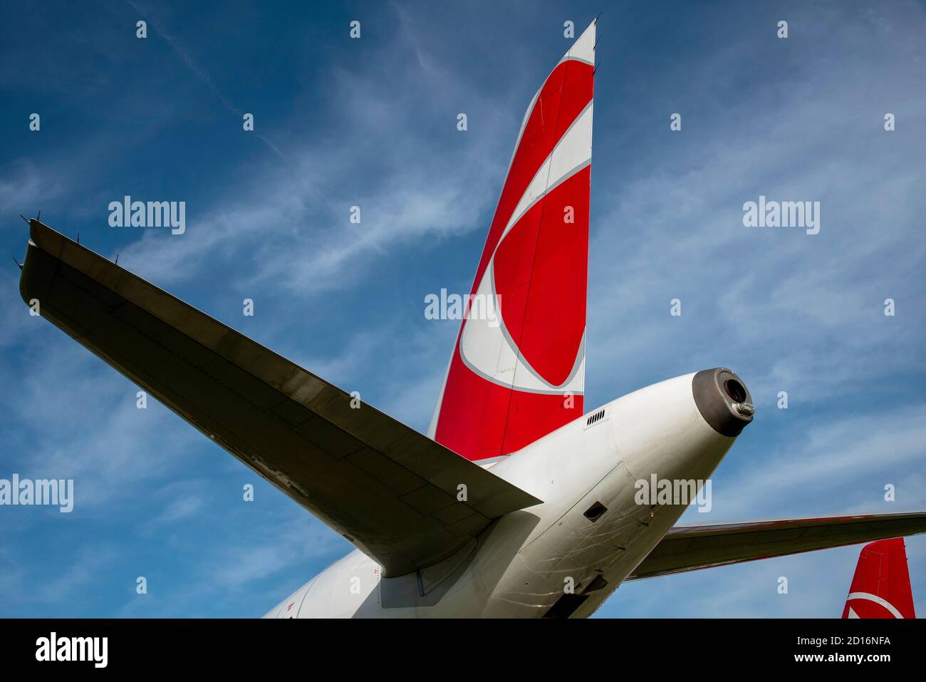 Kemble, Gloucestershire, England, UK. 2020. Jet aircraft waiting to be ...