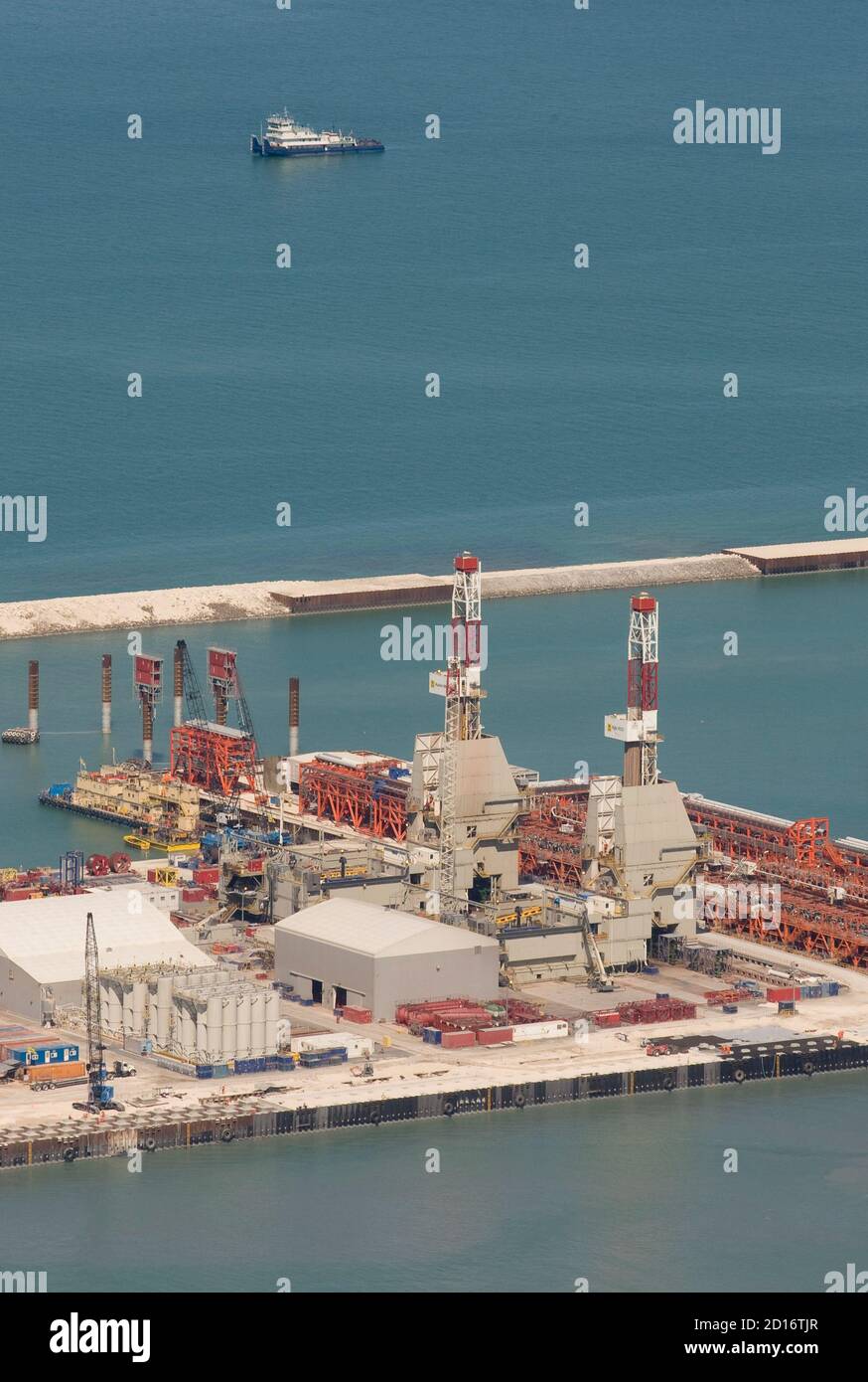 Kashagan offshore oil field hi-res stock photography and images - Alamy