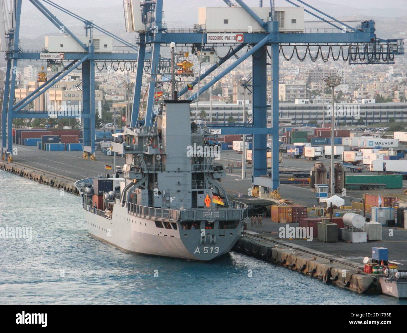 Close up of ship at harbour docks Stock Photo - Alamy