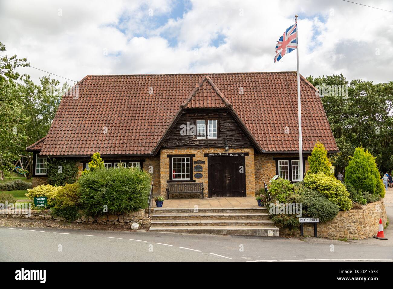 Tealby Village Hall Stock Photo - Alamy