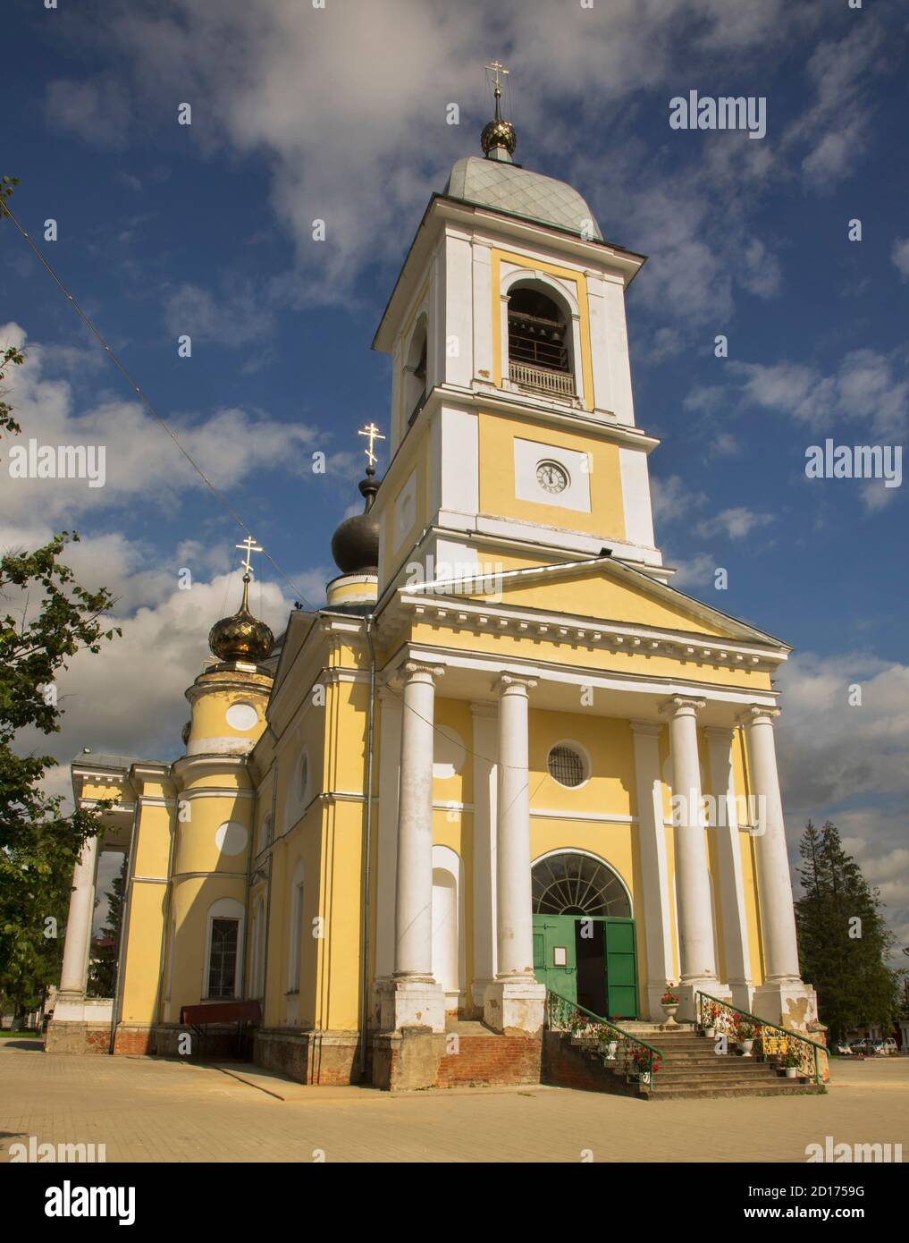 Cathedral of Assumption of Blessed Virgin Mary in Myshkin. Russia Stock ...