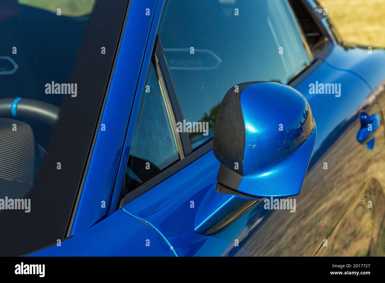 Blue sport sedan red hi-res stock photography and images - Alamy