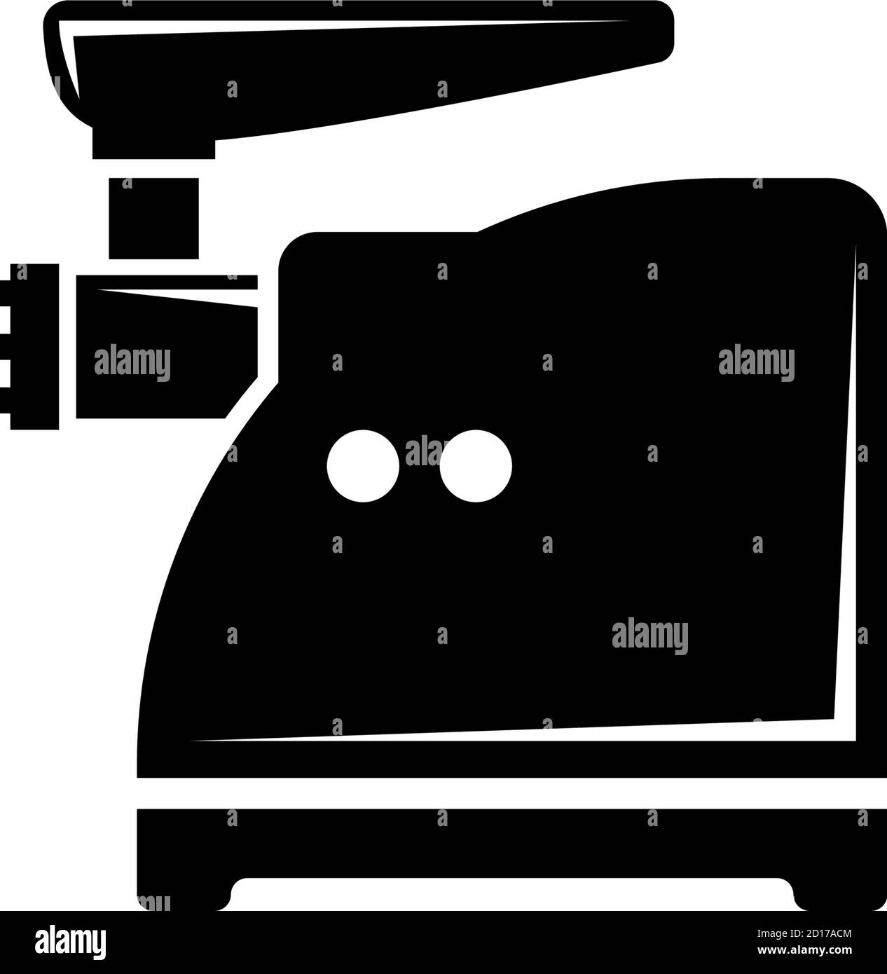 Meat Grinder, Electric Mincer, Chopper. Flat Vector Icon illustration ...