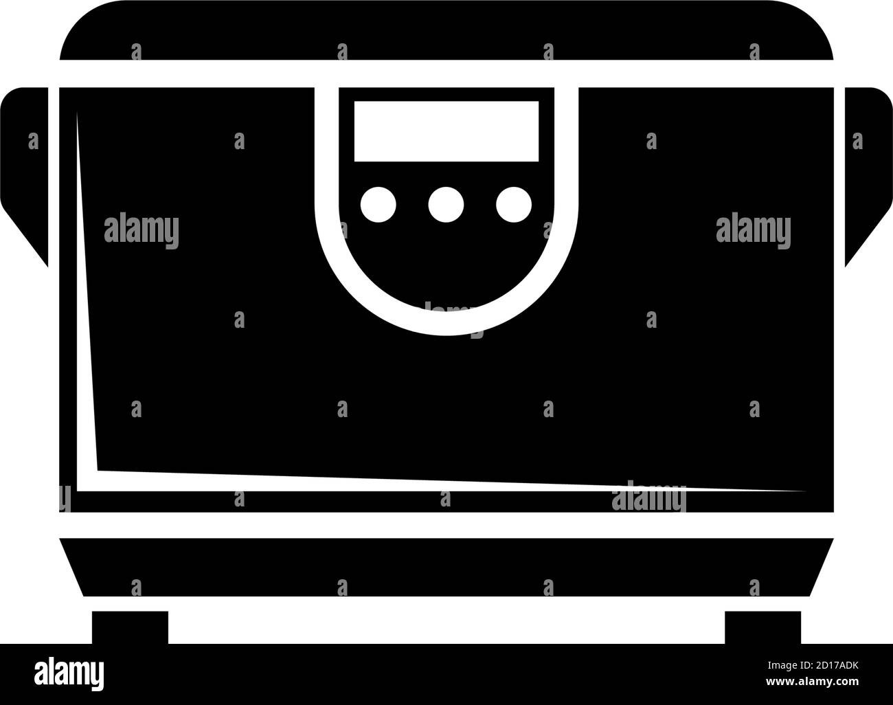 Multicooker, Kitchen Multi Cooker Machine. Flat Vector Icon ...