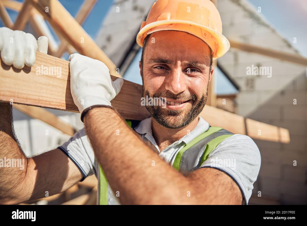 Handsome bearded male person posing on camera Stock Photo - Alamy