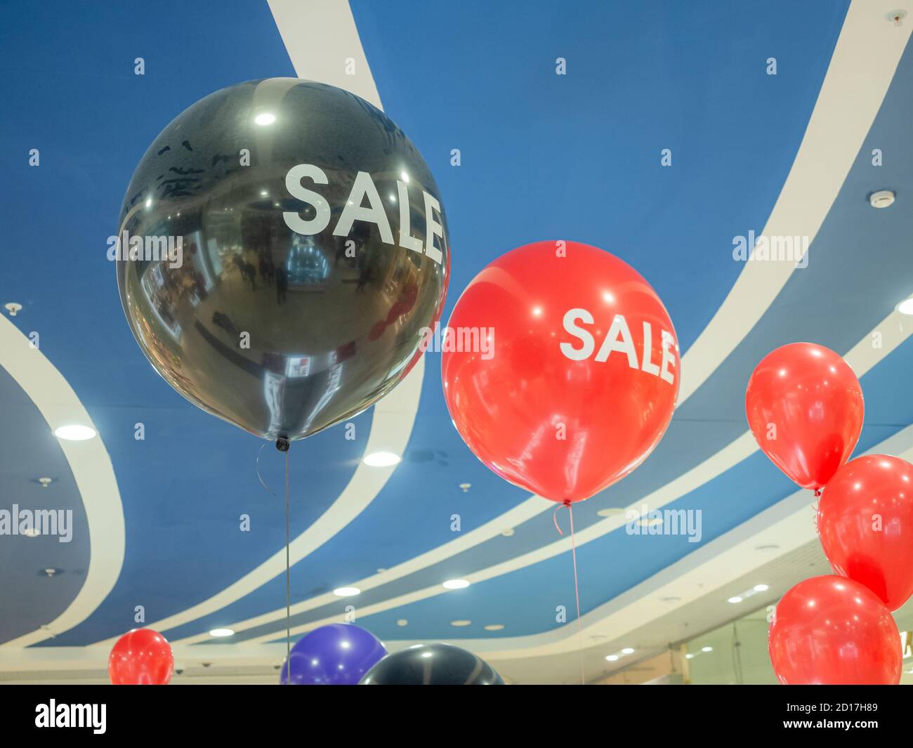 Balloon balloons hang under hi-res stock photography and images - Alamy