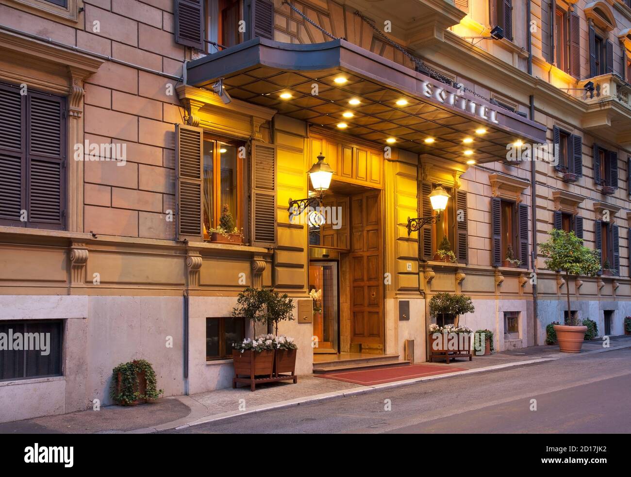 Sofitel Roma Villa Borghese hotel in Rome. Italy Stock Photo - Alamy