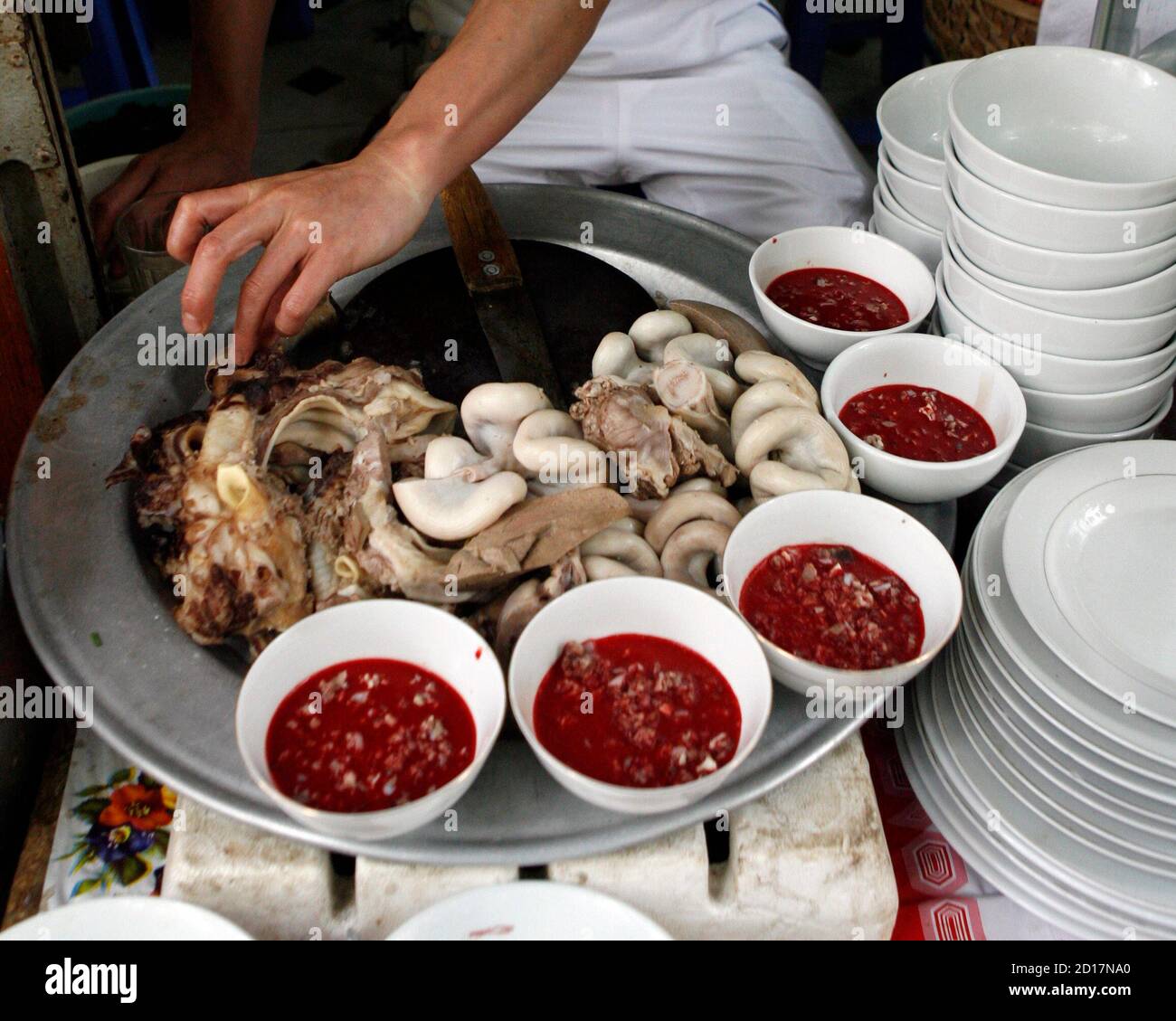Raw pig’s blood hi-res stock photography and images - Alamy