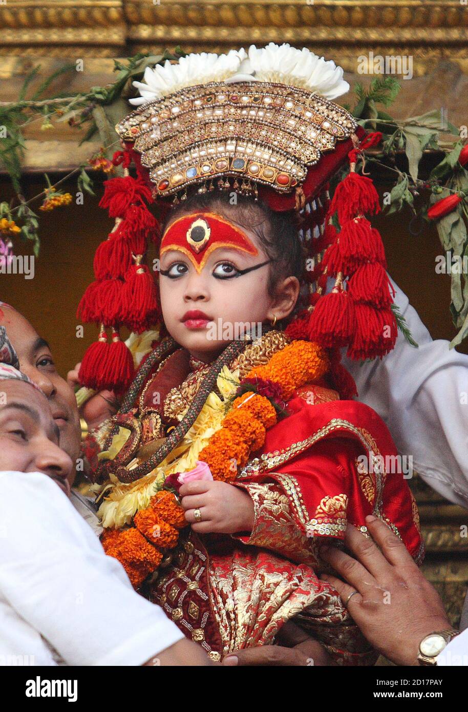 Worship indrajatra hi-res stock photography and images - Alamy