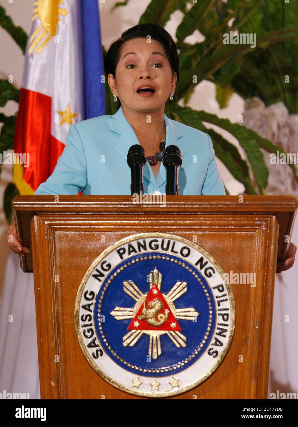 Philippine President Gloria Macapagal President High Resolution Stock ...