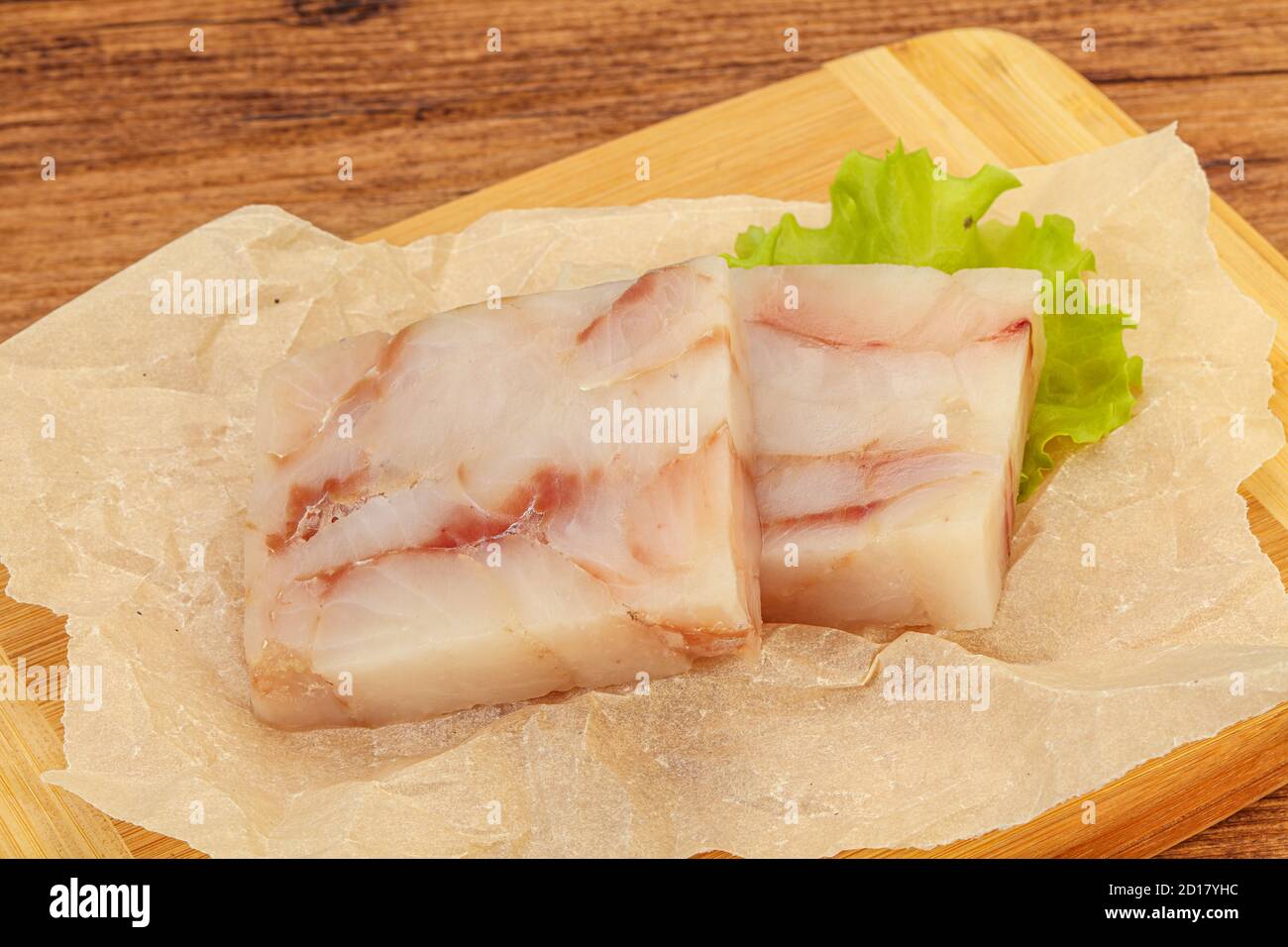 Raw dietary pollock fish fillet for cooking Stock Photo - Alamy