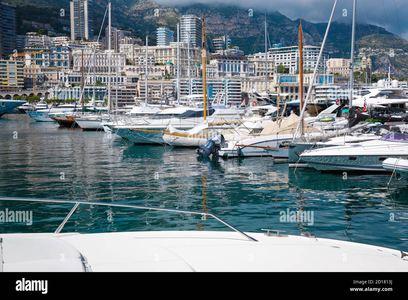 Monaco-Montecarlo, wonderful city of the cote-d’Azur with its marine ...