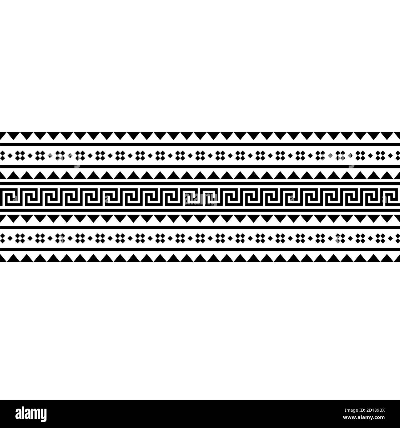 Stripe traditional motif texture aztec style pattern illustration ...