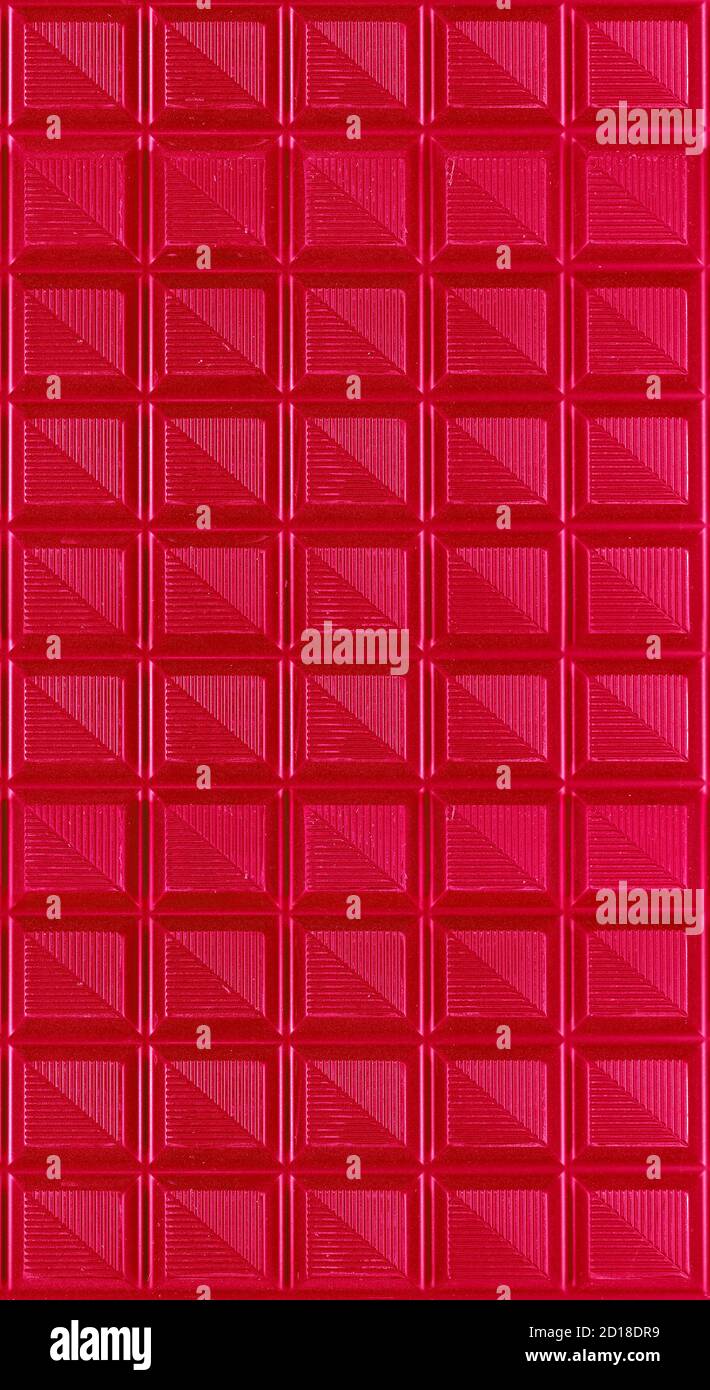 Vertical Image of Pop Art Surreal Style Red Colored Chocolate Bars for ...
