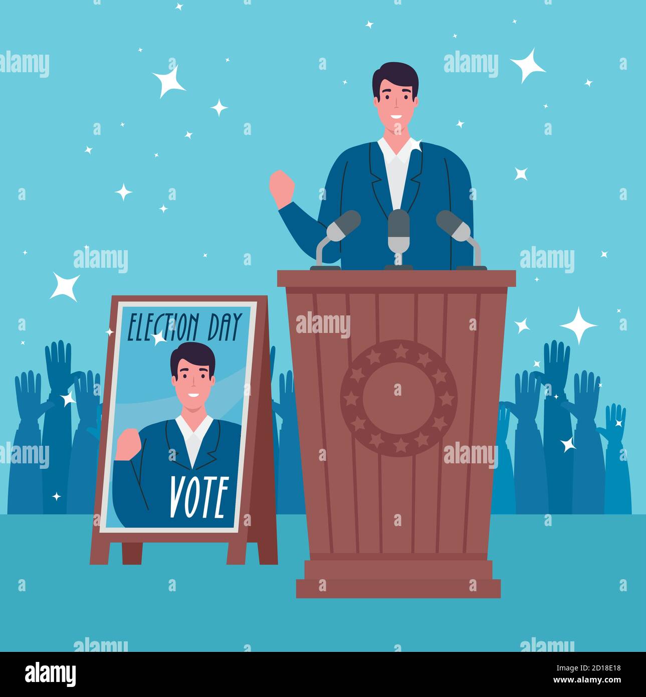 Elections for president of the nation Stock Vector Images - Alamy