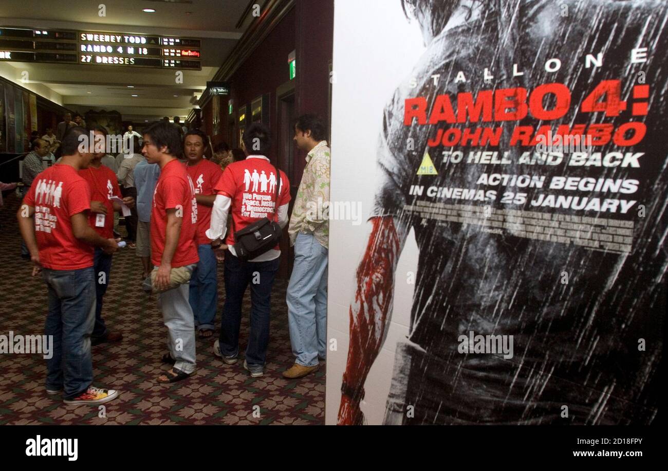 Myanmar cinema hi-res stock photography and images - Alamy