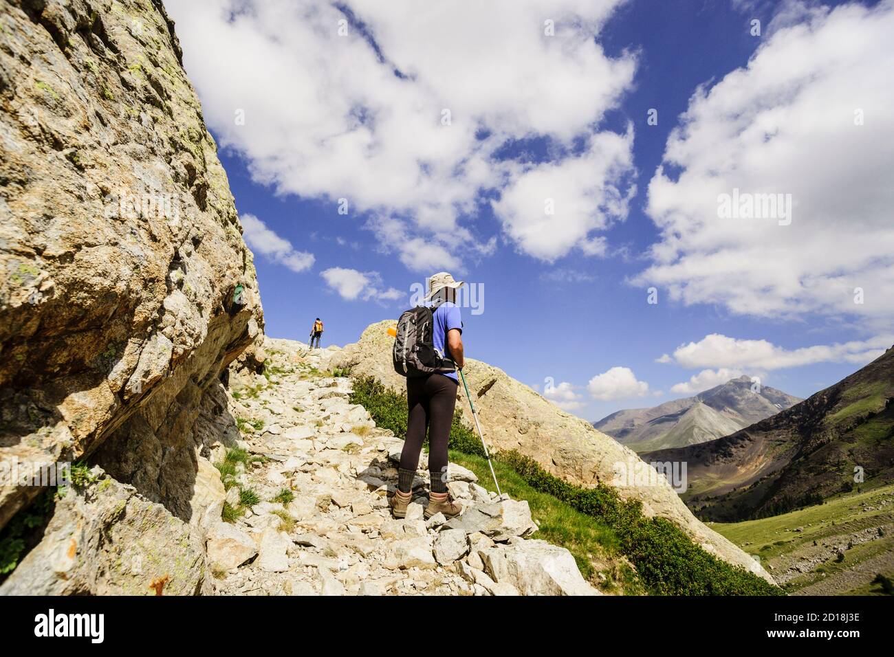 Camino de los Millares, Valle de Gistaín, Pirineo Aragones, Huesca ...