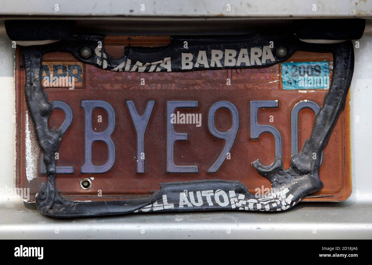 License plate frame hi-res stock photography and images - Alamy