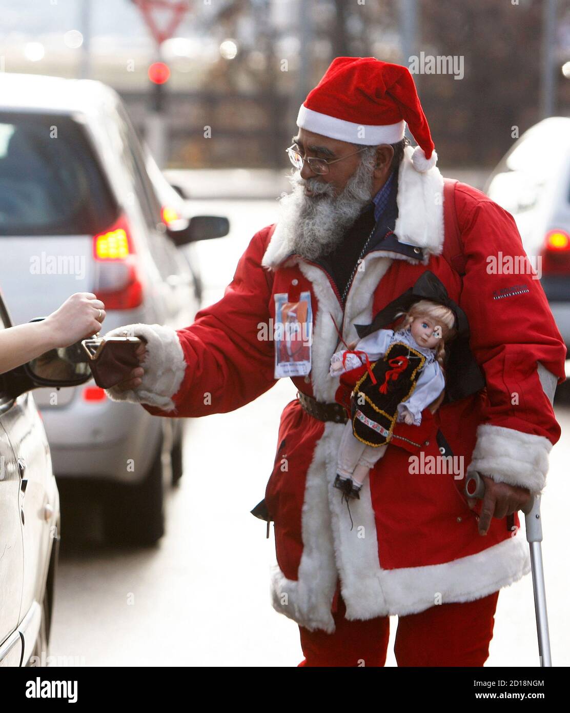 Homeless Santa Claus High Resolution Stock Photography and Images - Alamy