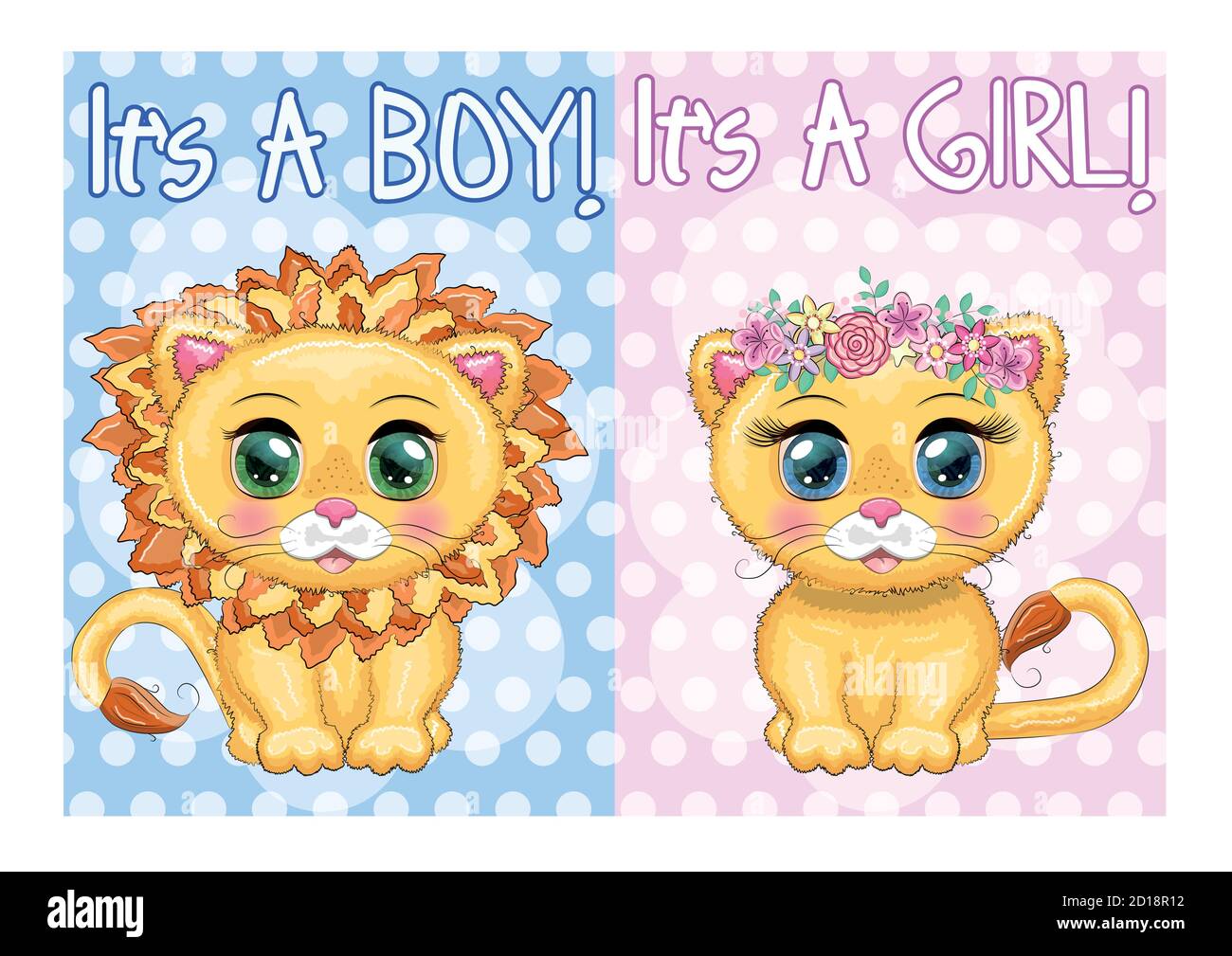 Baby Boy Lion Cartoon