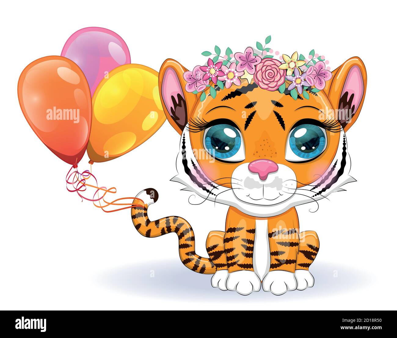 Beautiful bright forest little Stock Vector Images - Alamy