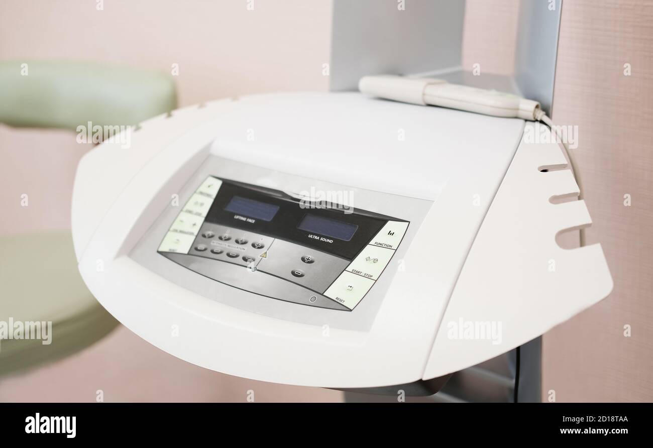 cosmetologist equipment. modern device for skin rejuvenation and ...