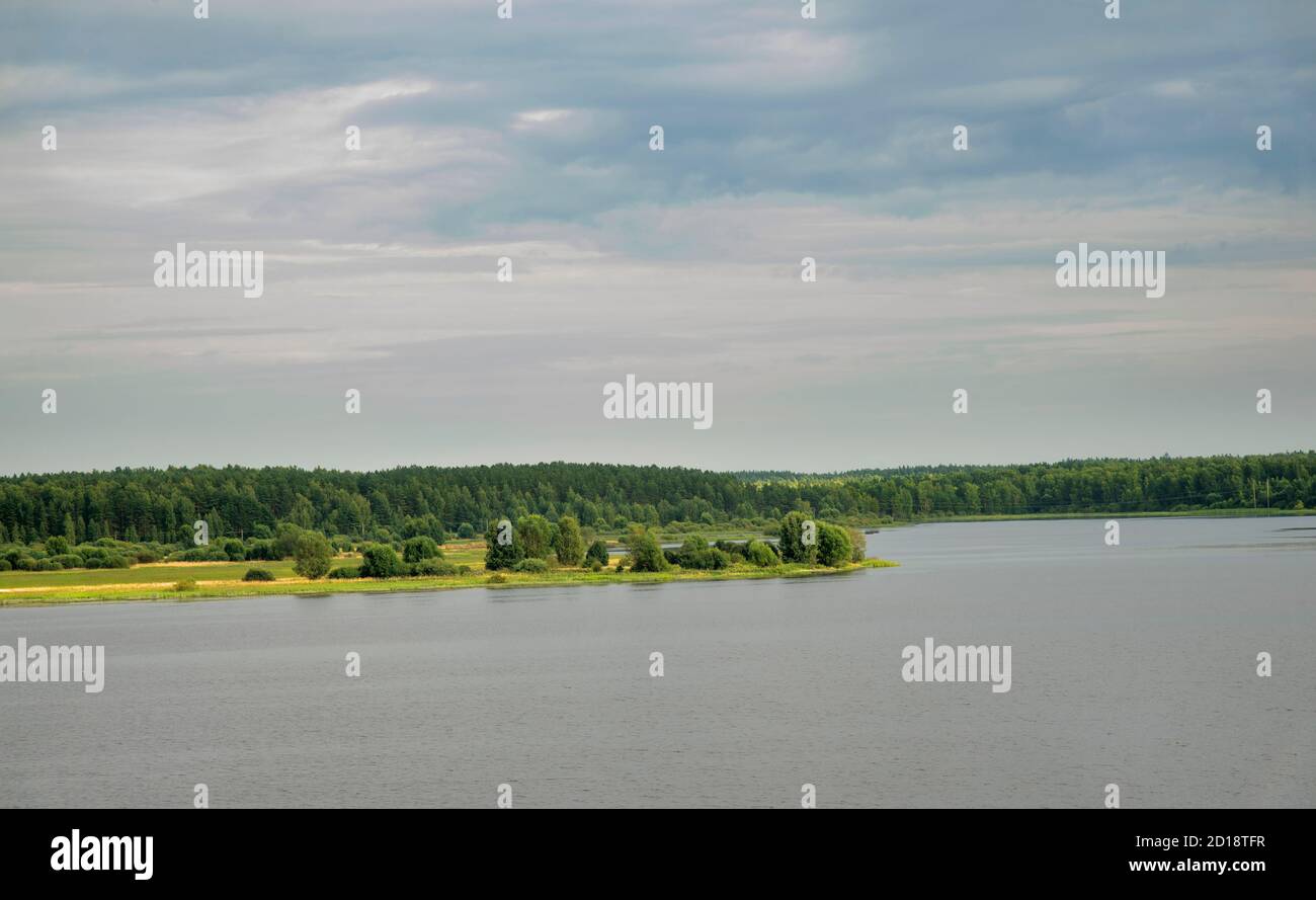 Volga river in Myshkin. Russia Stock Photo - Alamy