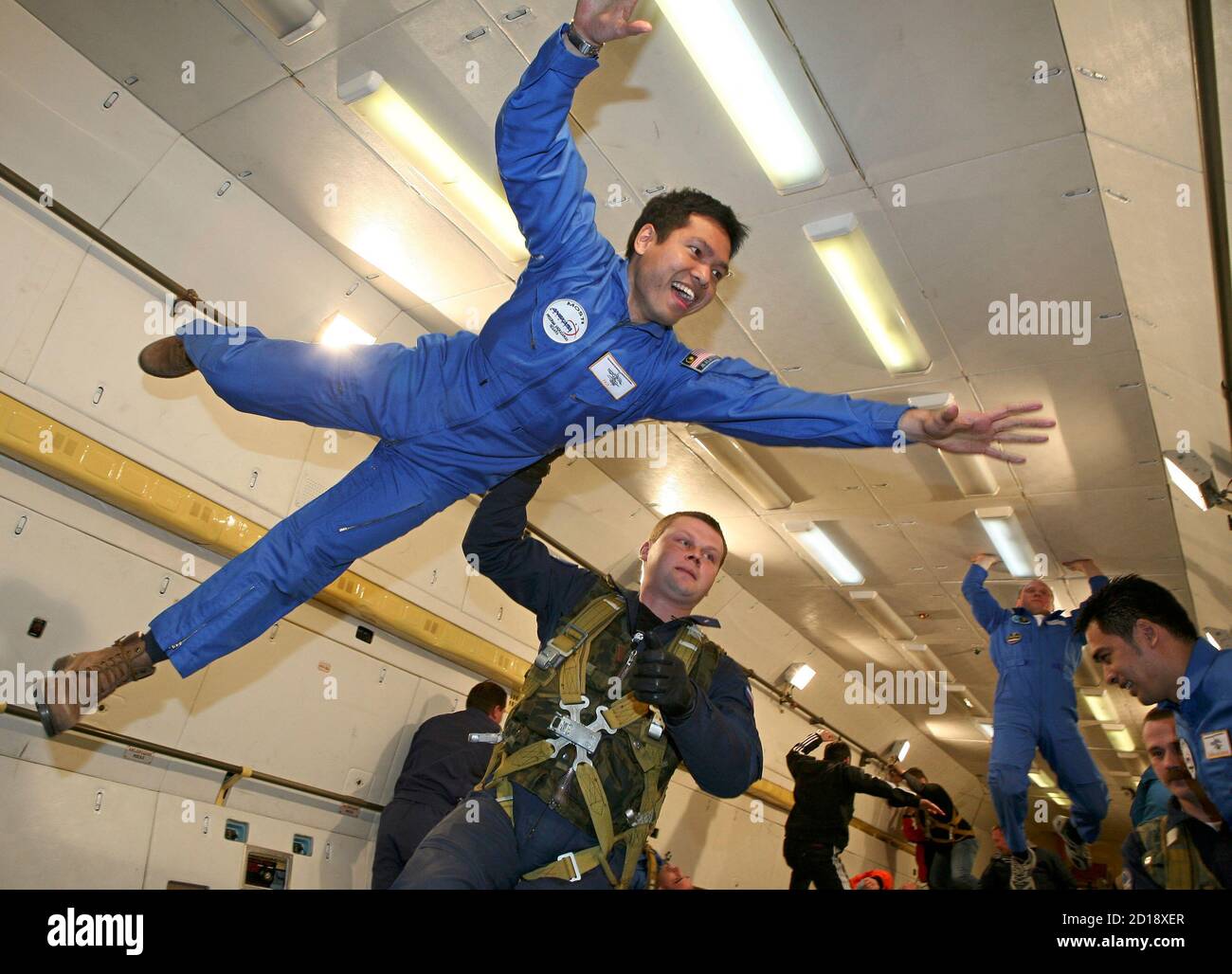 Astronaut zero gravity space station hi-res stock photography and ...