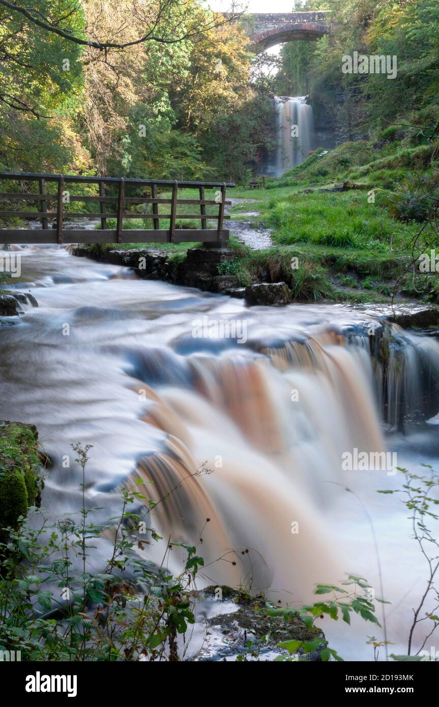 Ashgill force waterfall Stock Photo - Alamy