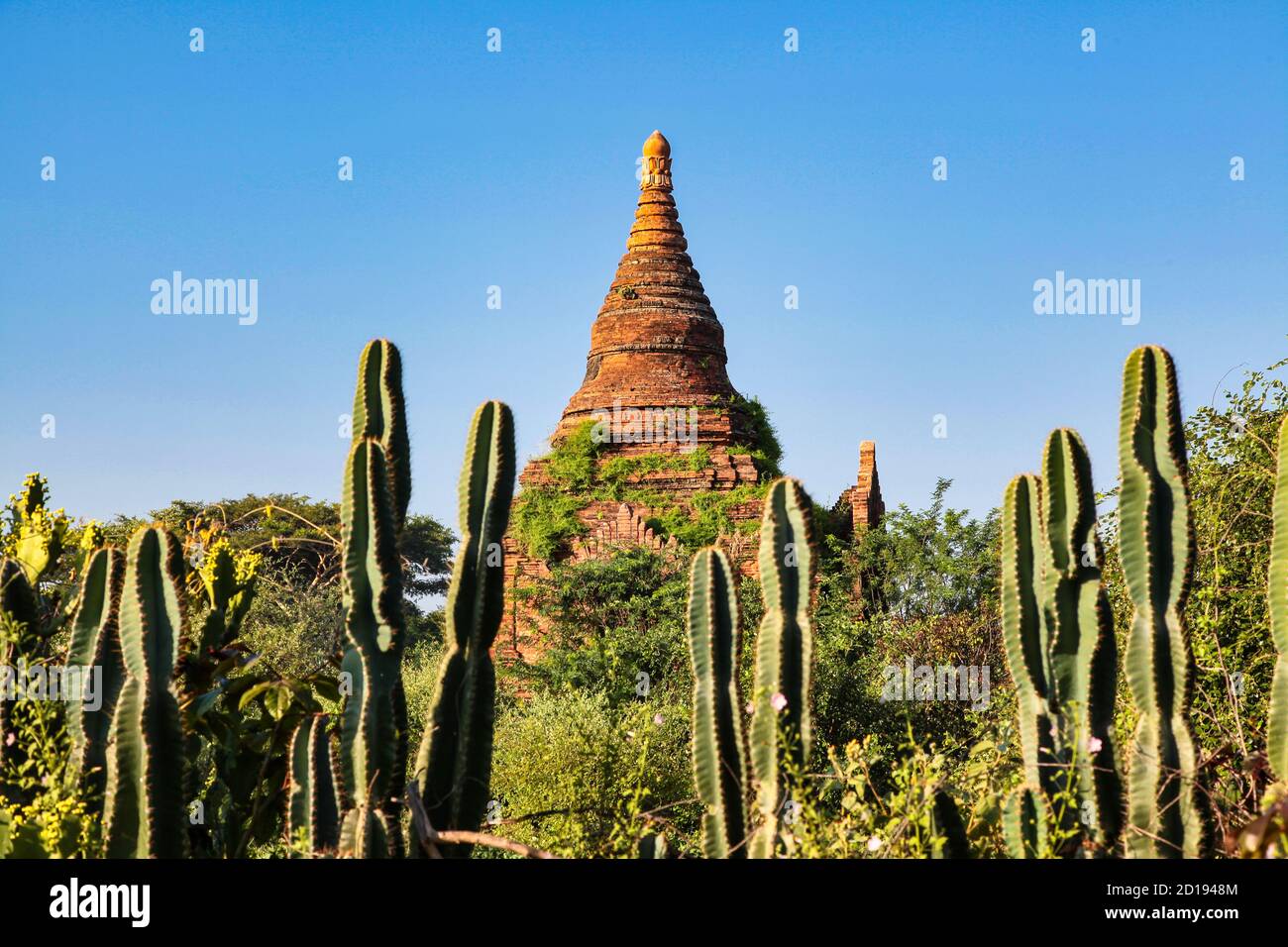 Pagodas and temples of Bagan in Myanmar, formerly Burma, a world ...