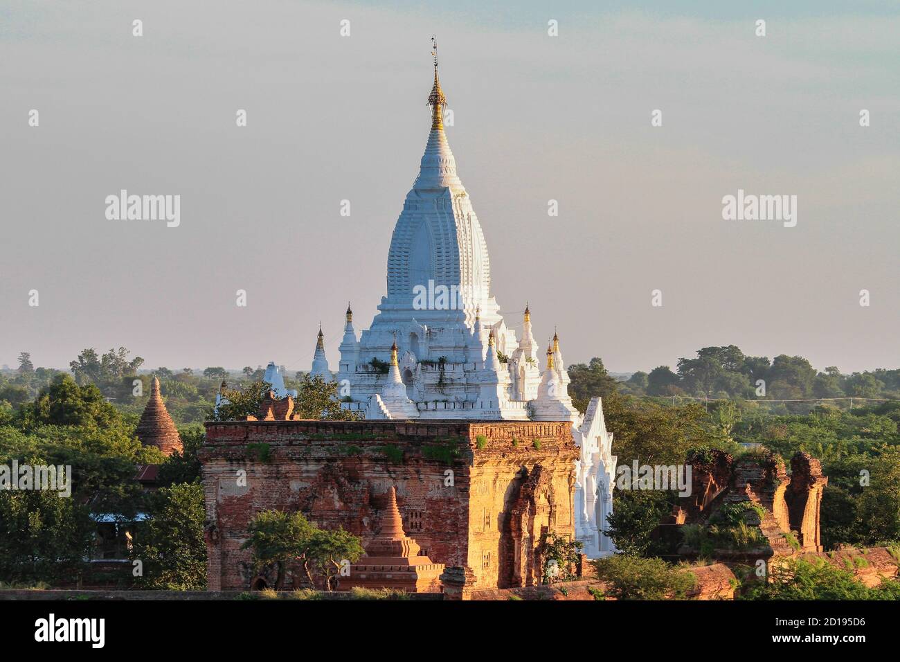 Pagodas and temples of Bagan in Myanmar, formerly Burma, a world ...