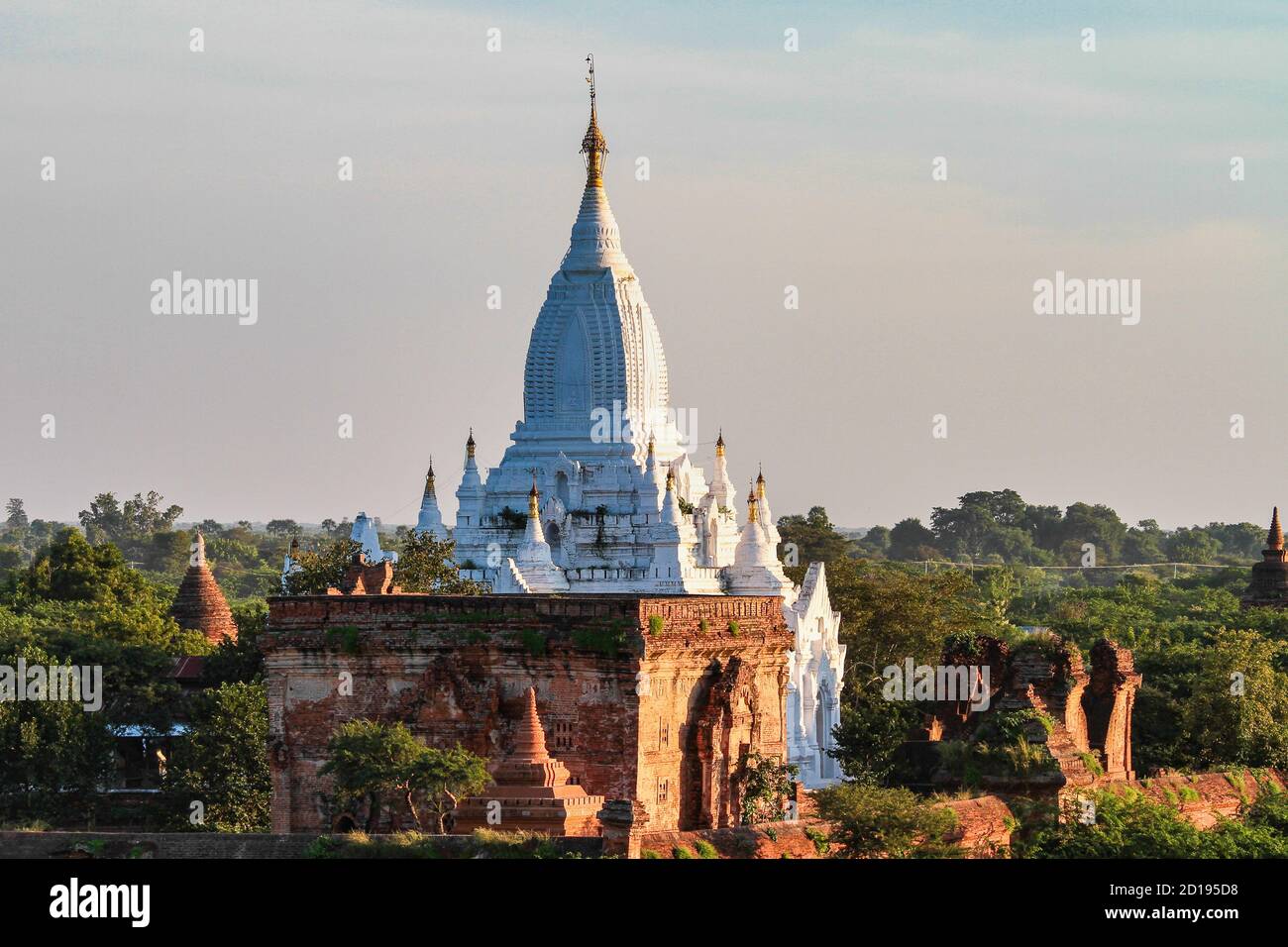 Pagodas and temples of Bagan in Myanmar, formerly Burma, a world ...