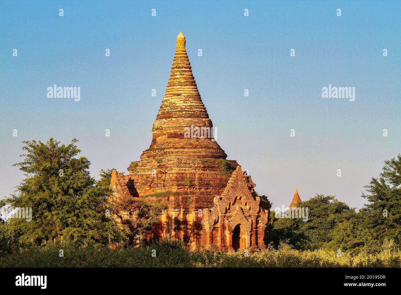 Pagodas and temples of Bagan in Myanmar, formerly Burma, a world ...
