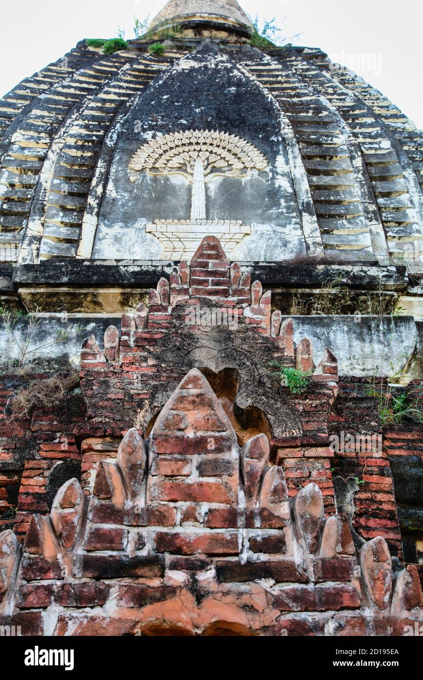 Pagodas and temples of Bagan in Myanmar, formerly Burma, a world ...