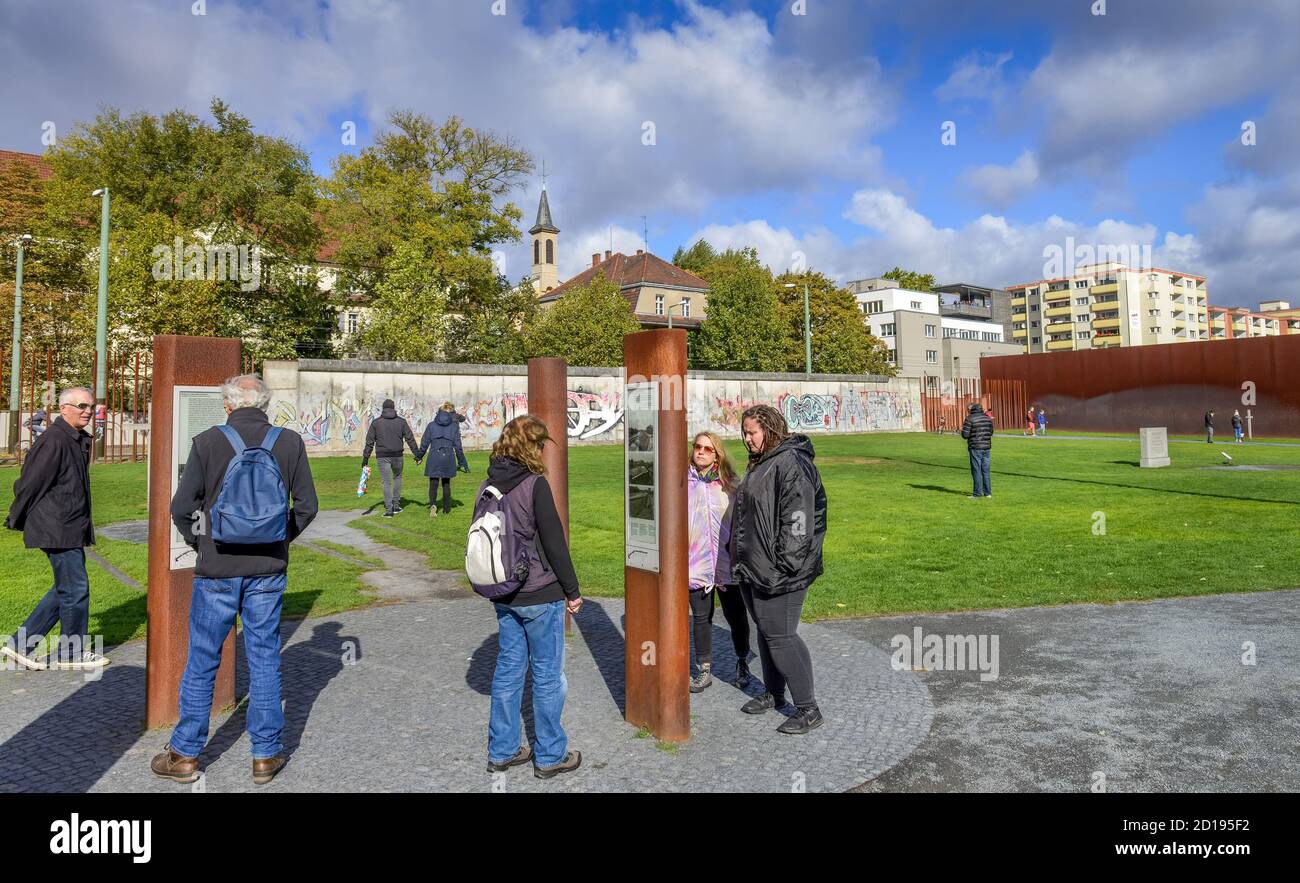 Memorial Berlin Wall, Bernauer street, middle, Berlin, Germany ...