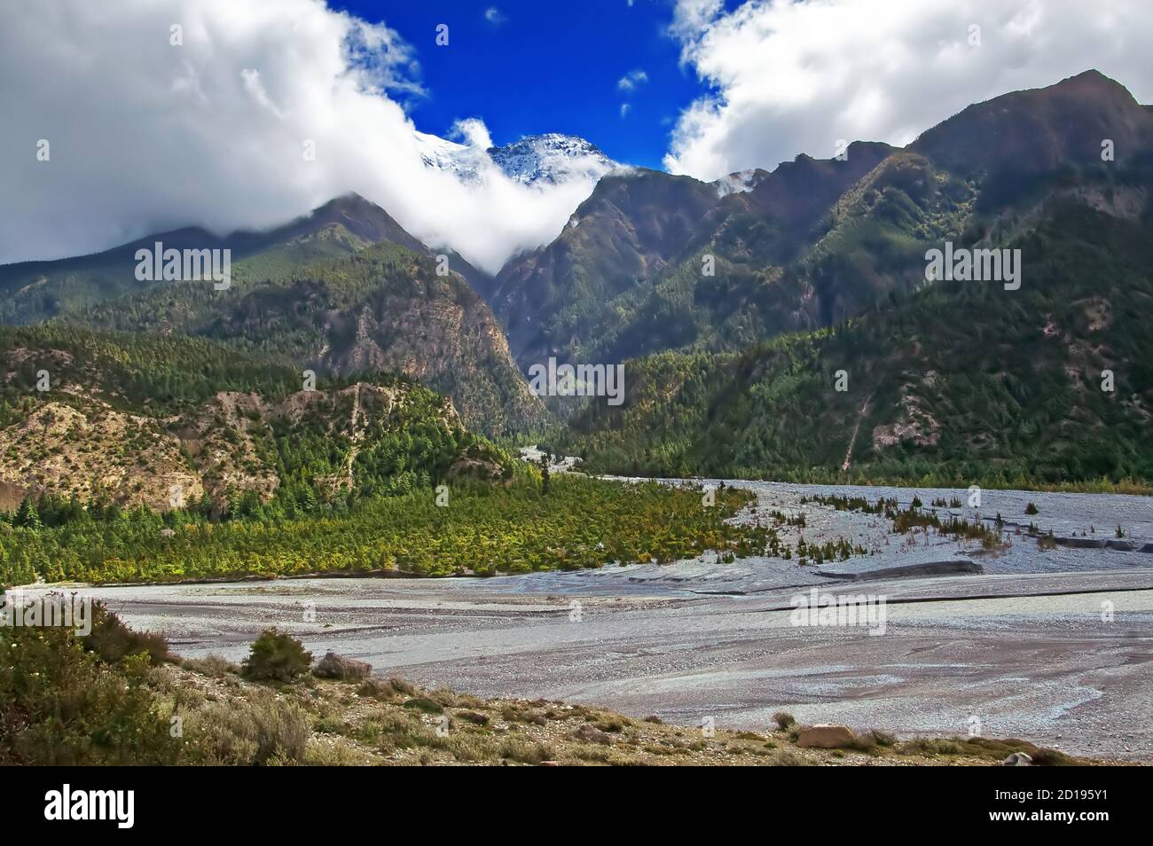 Kali Gandaki Gorge, Annapurna conservation area, Nepal. Annapurna ...