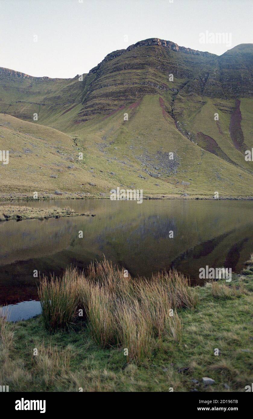 Brecon beacons lake with reflections hi-res stock photography and ...
