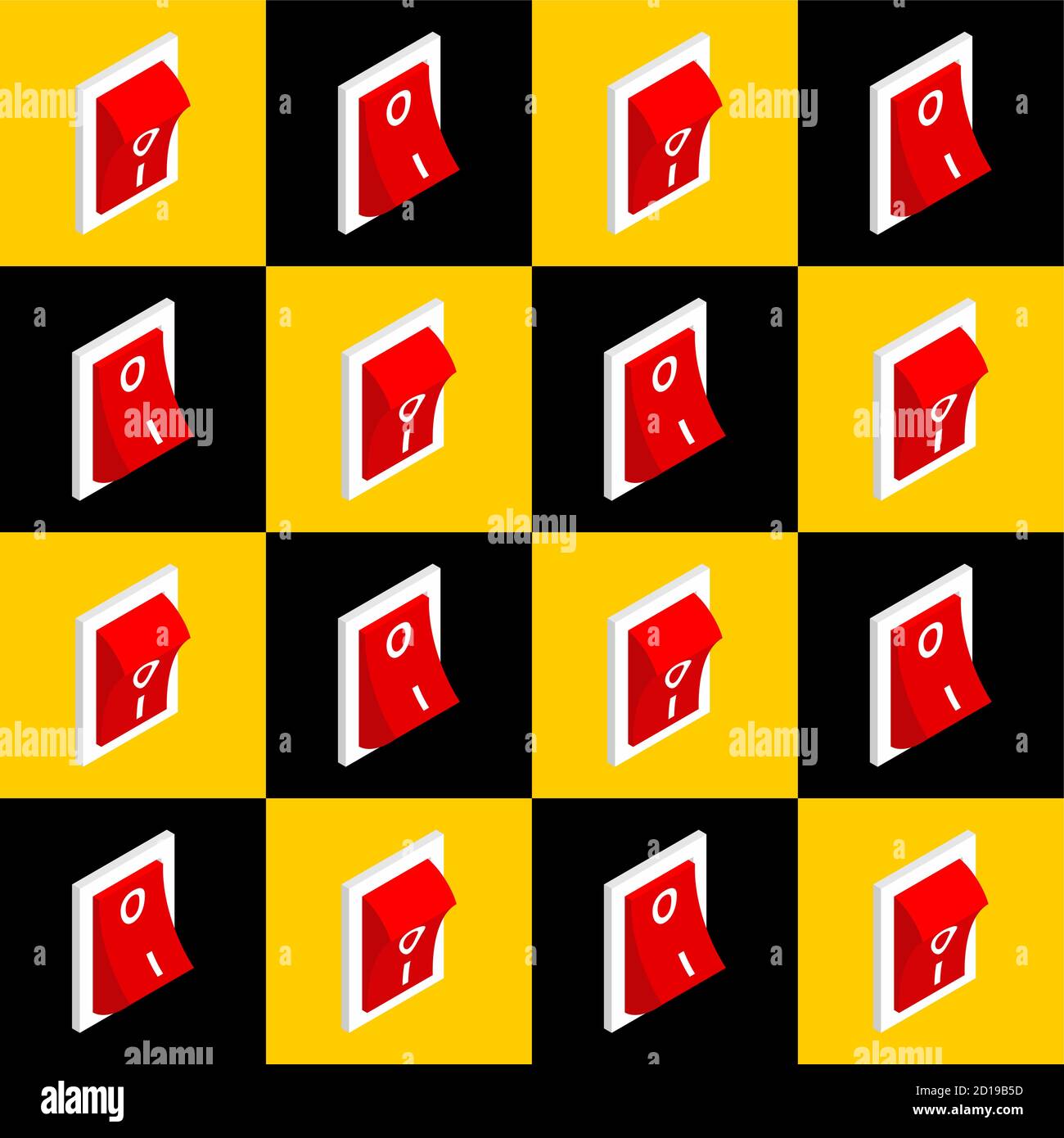 Switch pattern seamless. toggle background. vector texture Stock Vector ...