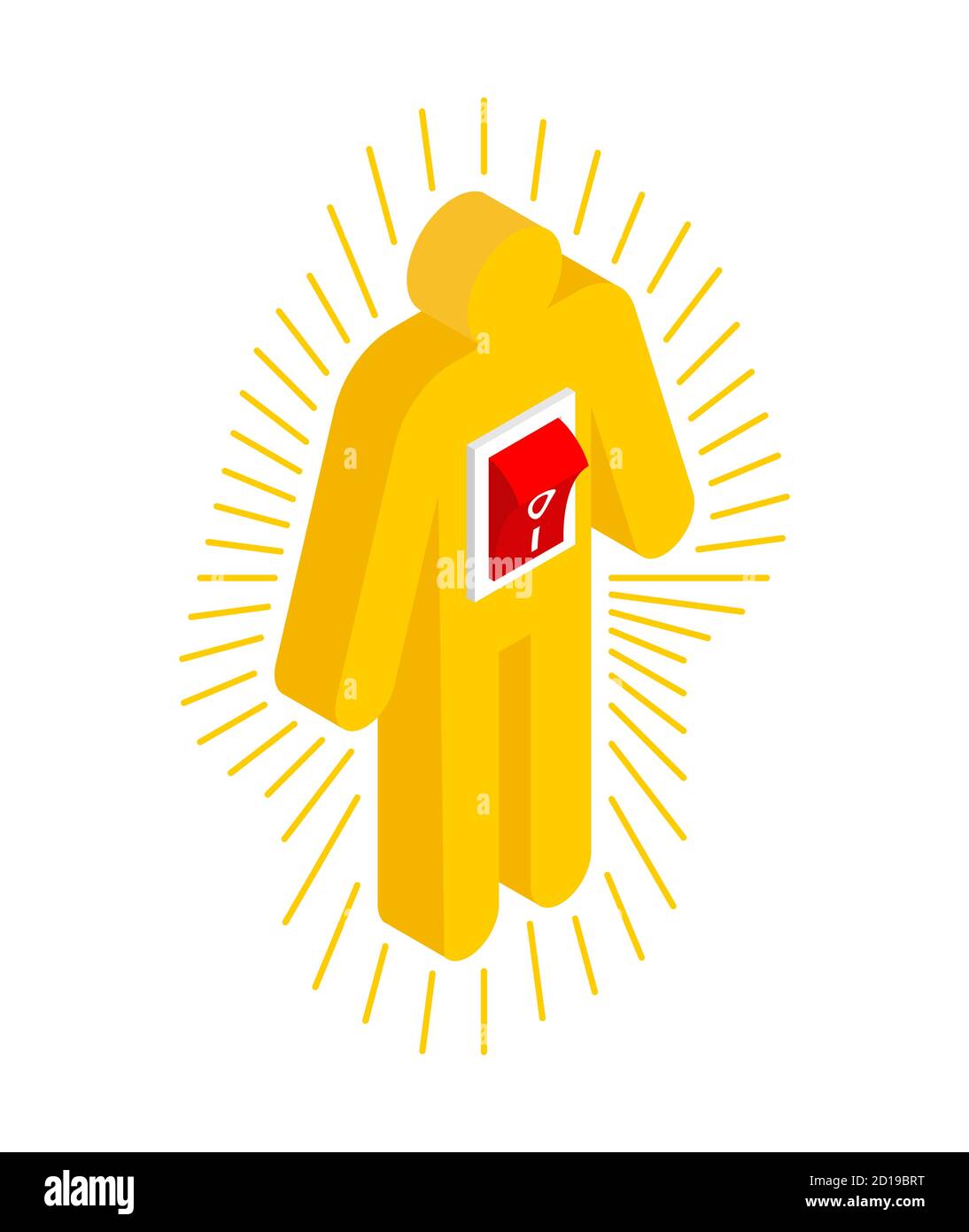 Human light switch Stock Vector Images - Alamy