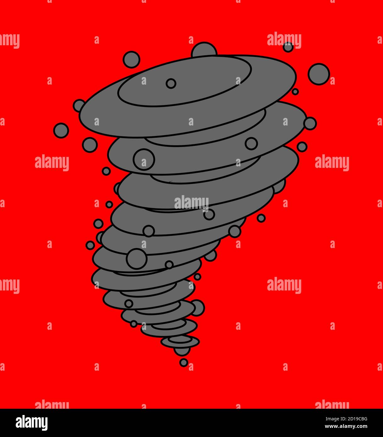Tornado isolated. Vortex vector illustration. whirlwind of wind Stock ...