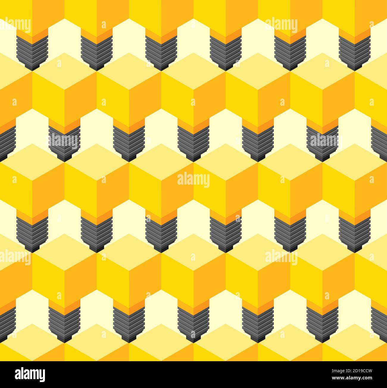 Shine light bulb isometric hi-res stock photography and images - Alamy