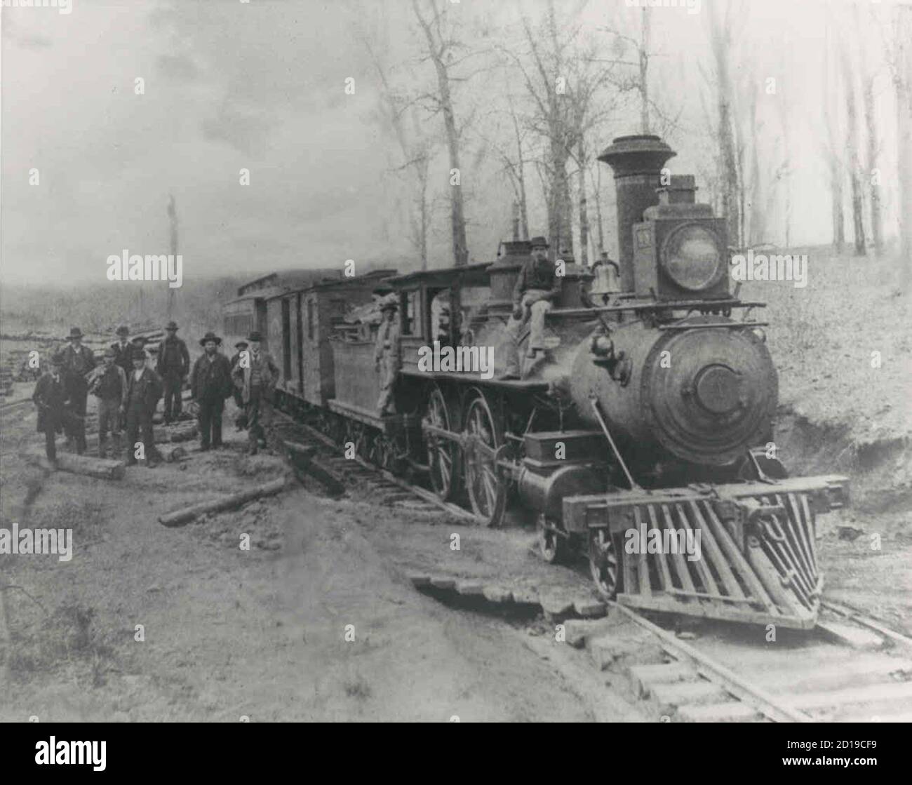The Greenville and Northern Railway in the 1890s Stock Photo - Alamy