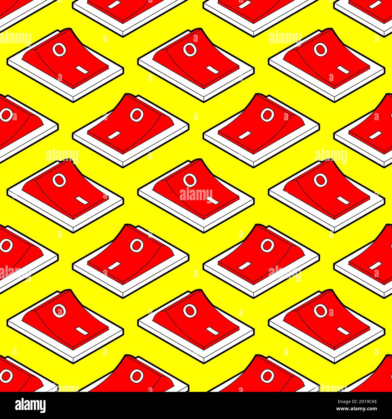 Switch pattern seamless. toggle background. vector texture Stock Vector ...
