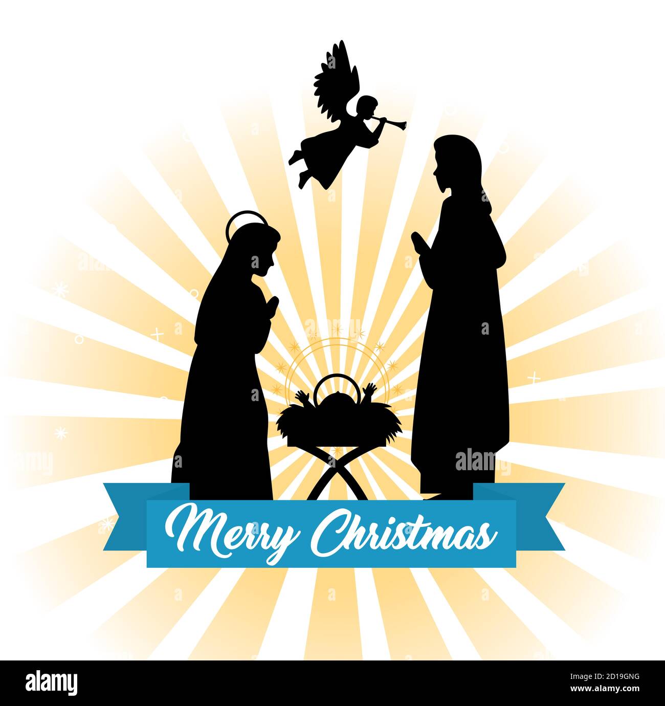 Angel mary joseph Stock Vector Images - Alamy