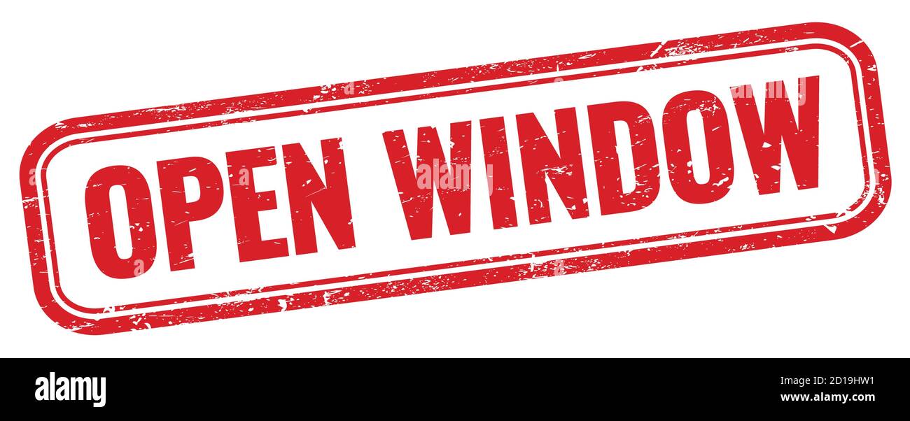 Open window stamp hi-res stock photography and images - Alamy