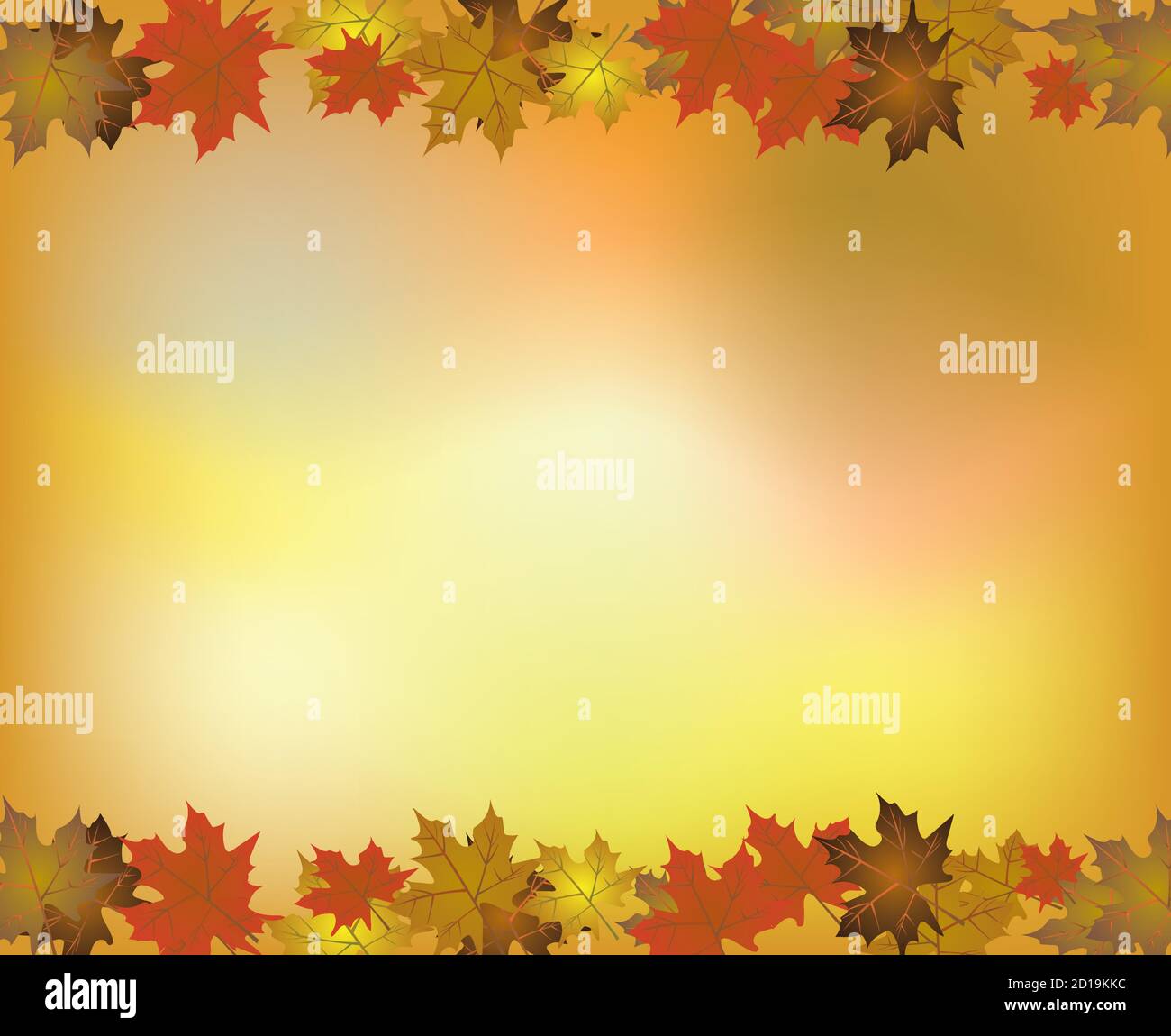 Autumn background with Maple Leaves, vector Stock Vector Image & Art ...
